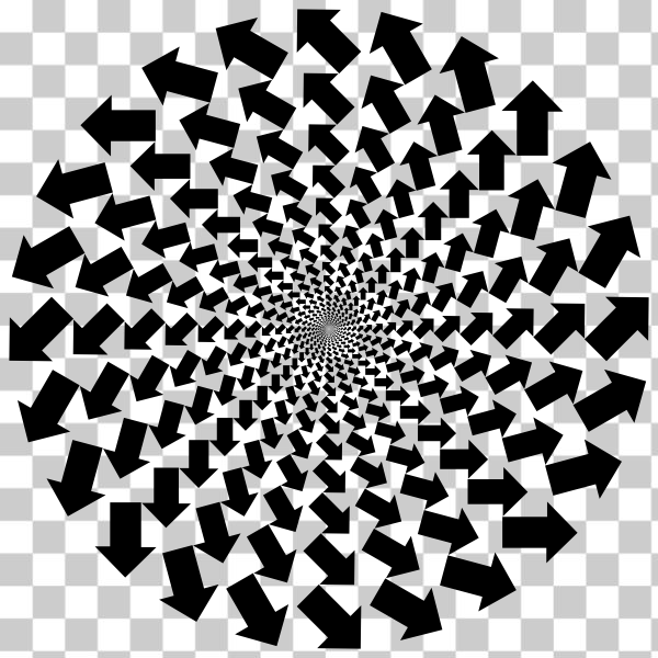 Free: SVG Outward arrows vortex vector silhouette - nohat.cc