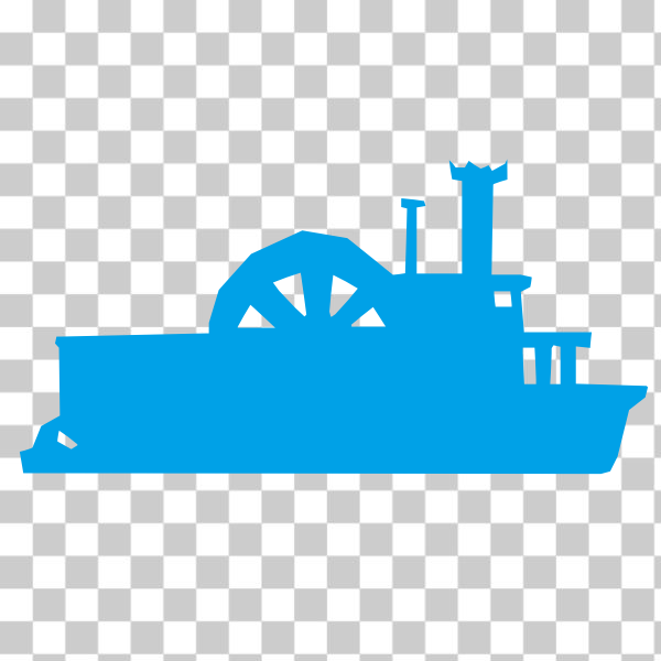 Free: SVG Paddlewheel boat - nohat.cc