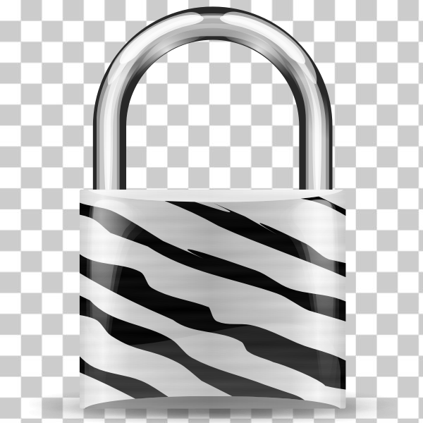 Free: SVG padlock zebra - nohat.cc