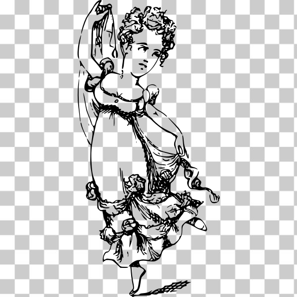 Free: SVG Pageant dancer - nohat.cc