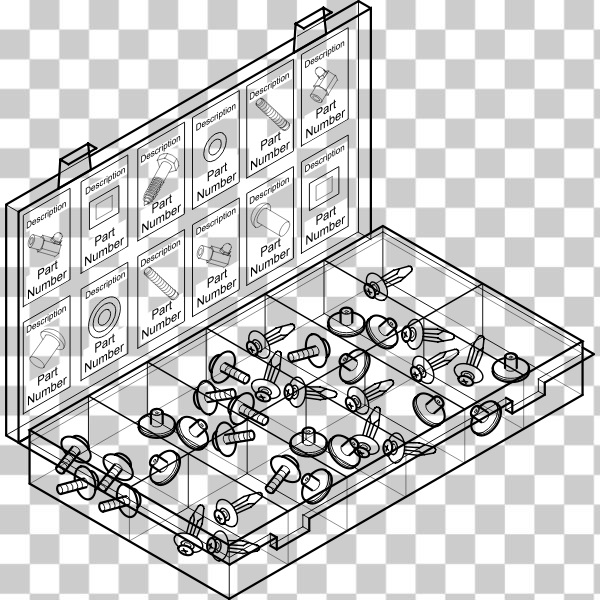 Free: SVG Parts container vector image - nohat.cc