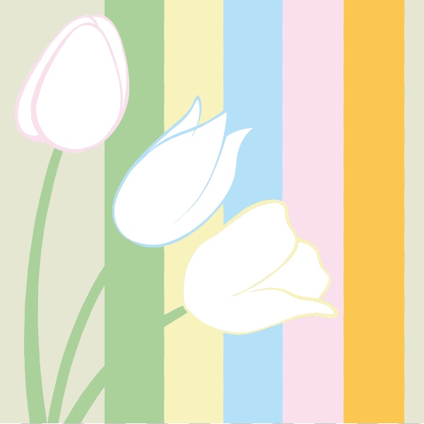 Free: SVG Pastel Tulips - nohat.cc