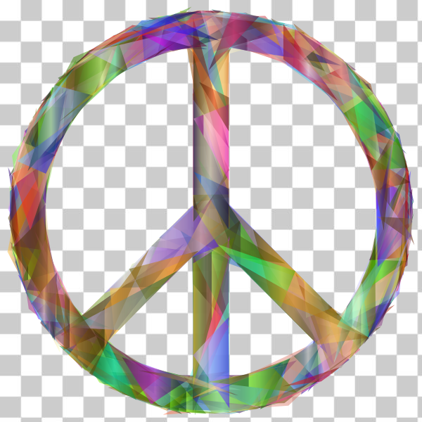 Free: SVG Peace Sign Geometric - nohat.cc