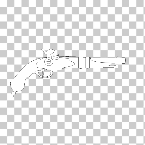 Free: SVG Percussion cap musket gun vector image - nohat.cc