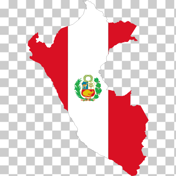 Free: SVG Peru flag map - nohat.cc