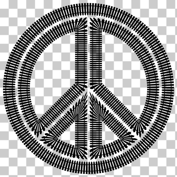 Free: SVG Picket Fence Peace Sign - nohat.cc