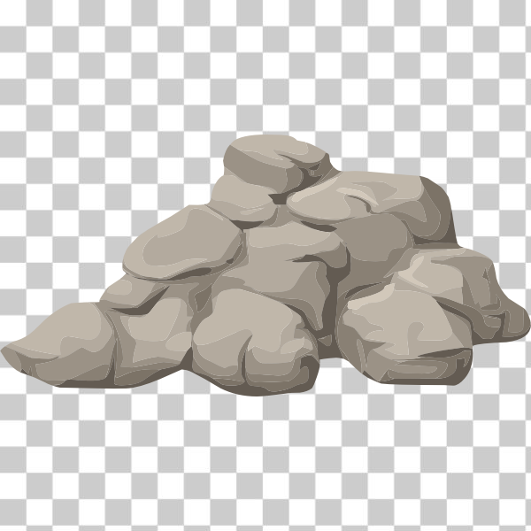 Free: SVG Pile of rocks - nohat.cc
