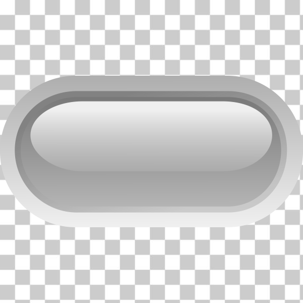 Free: SVG Pill shaped grey button vector drawing - nohat.cc