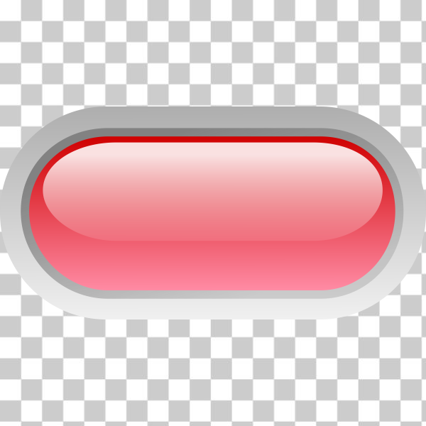 Free: SVG Pill shaped red button vector image - nohat.cc