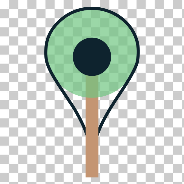 Free: SVG Pin Map Tree Icon - nohat.cc