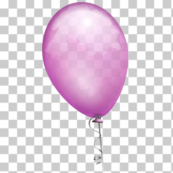 Free: SVG Pink balloon vector image - nohat.cc