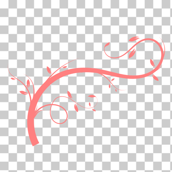 Free: SVG Pink plant stem vector image - nohat.cc