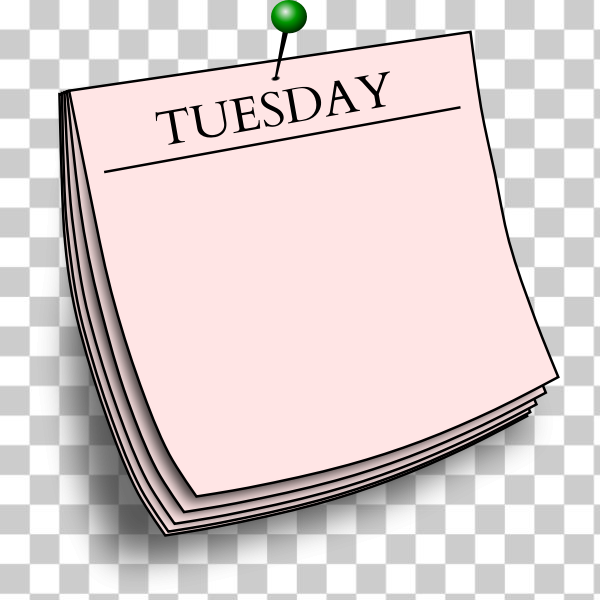 Free: SVG Pink Tuesday note - nohat.cc