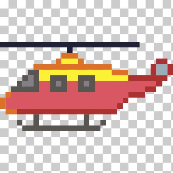 Free: SVG Pixel art helicopter - nohat.cc