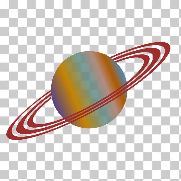 Free: SVG Planet with rings - nohat.cc