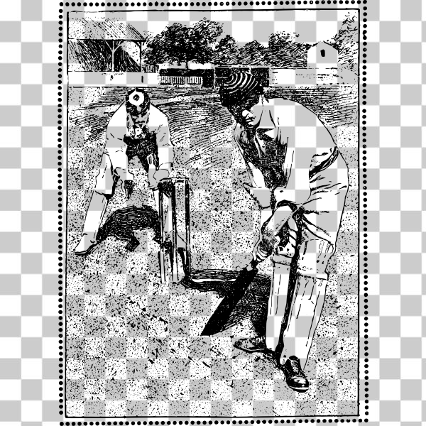 Free: SVG Playing cricket - nohat.cc