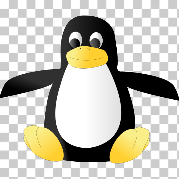 Free: SVG Plush tux vector image - nohat.cc
