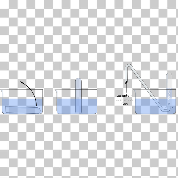 Free: SVG Pneumatic collecting gas in a test tube image - nohat.cc