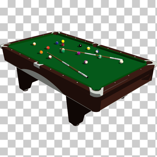 Free: SVG Pool table vector image - nohat.cc