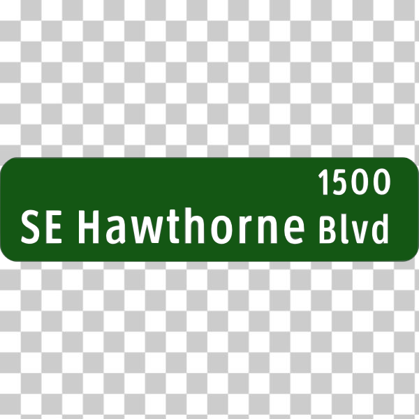 Free: SVG Portland Oregon street name sign vector clip art - nohat.cc