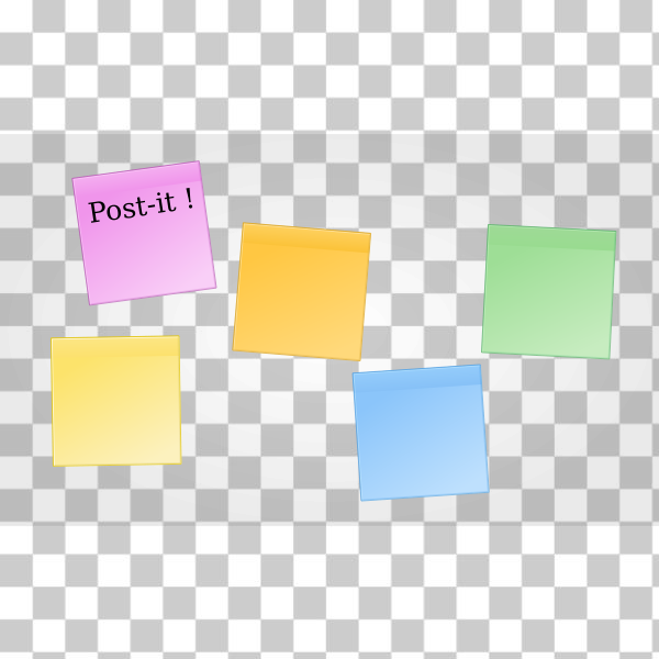Free: SVG Post-it 5 colors - nohat.cc