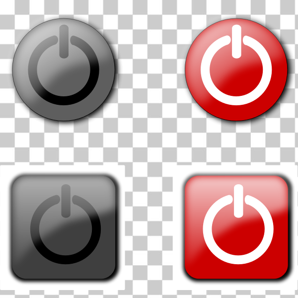 Free: SVG Power off buttons - nohat.cc
