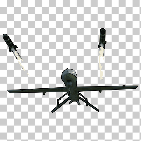 Free: SVG Predator Firing Missile Vector - nohat.cc