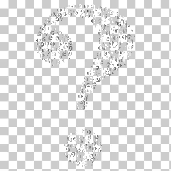 Free: SVG Prismatic Question Mark Fractal 6 No Background - nohat.cc