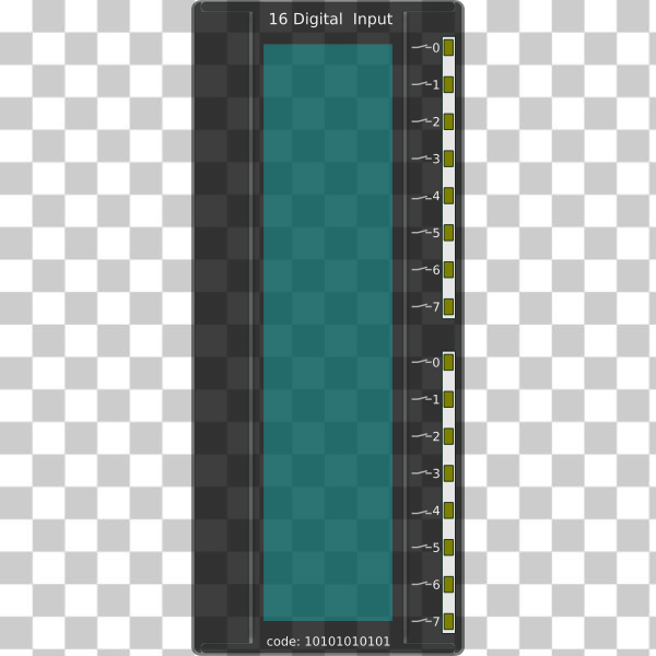 Free: SVG Programmable logic controller card vector illustration - nohat.cc