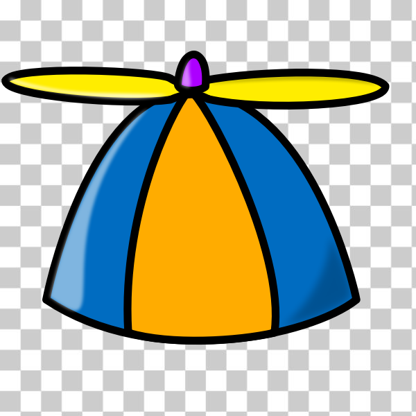 Free: SVG Propeller hat vector drawing - nohat.cc
