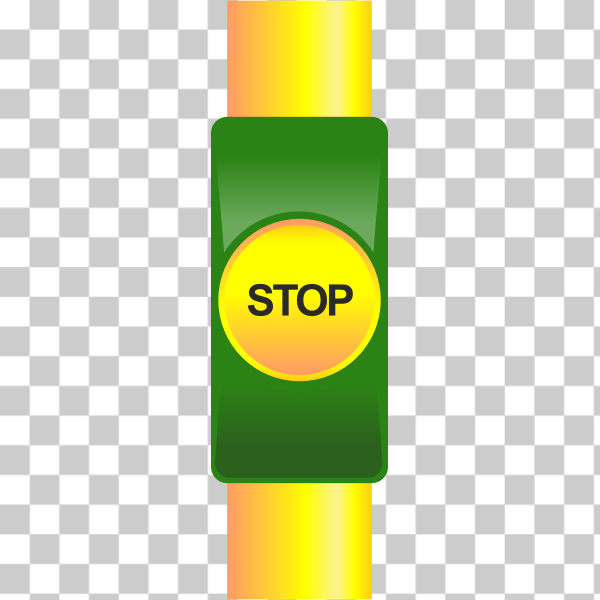 Free: SVG Public transport stop button vector drawing - nohat.cc