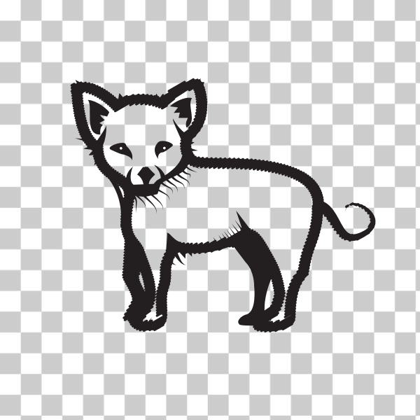 Free: SVG Puppy silhouette clip art - nohat.cc