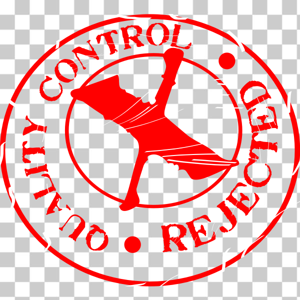 Free: SVG Quality control rejected stamp vector illustration - nohat.cc