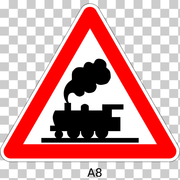 Free: SVG Railroad crossing without gates - nohat.cc