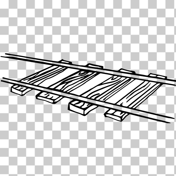 Free: SVG Railroad tracks vector image - nohat.cc