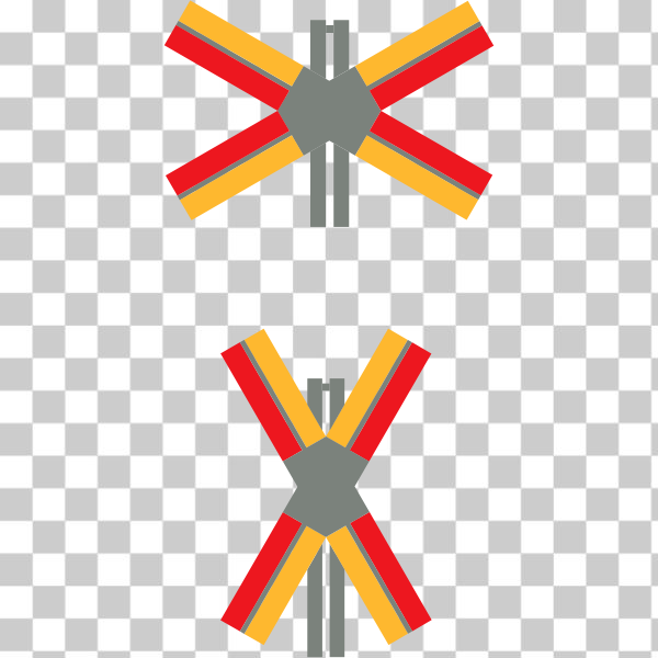 Free: SVG Railway crossing road sign vector - nohat.cc