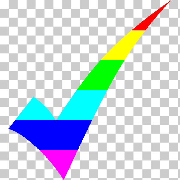 Free: SVG Rainbow tick mark - nohat.cc