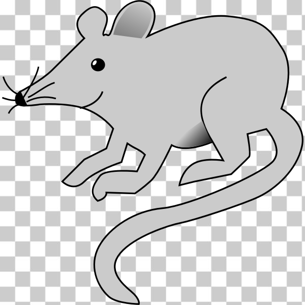 Free: SVG Rat vector image - nohat.cc