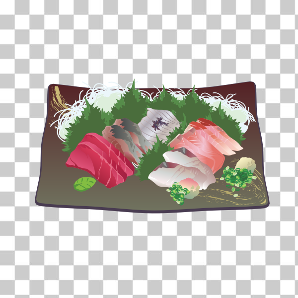 Free: SVG Raw fish vector image - nohat.cc