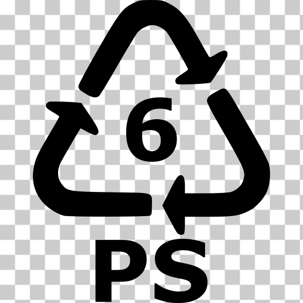Free: SVG Recyclable polystyrene sign vector clip art - nohat.cc
