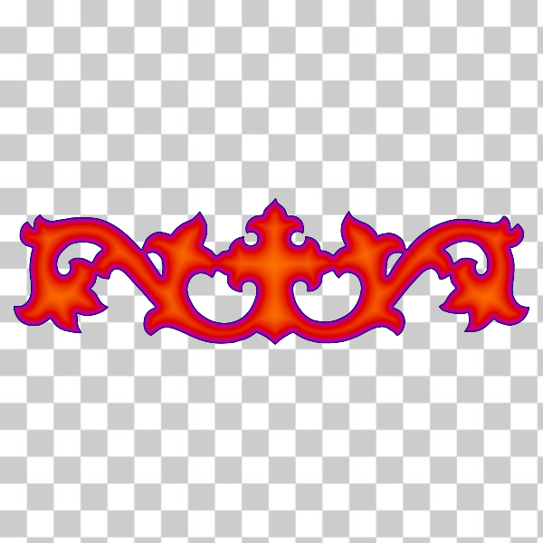 Free: SVG Red decorative crown icon - nohat.cc