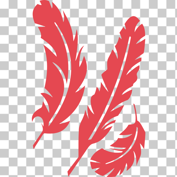 Free: SVG Red feathers - nohat.cc