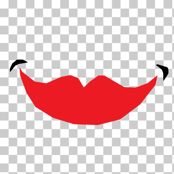 Free: SVG Red lips illustration - nohat.cc