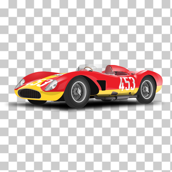 Free: SVG Red racing car - nohat.cc