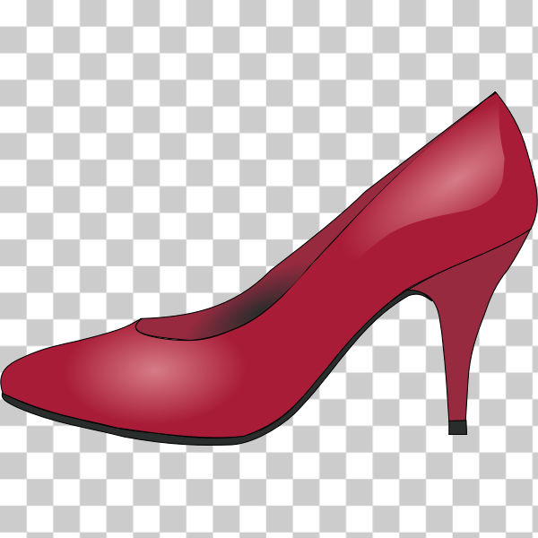 Free: SVG Red shoe vector clip art - nohat.cc