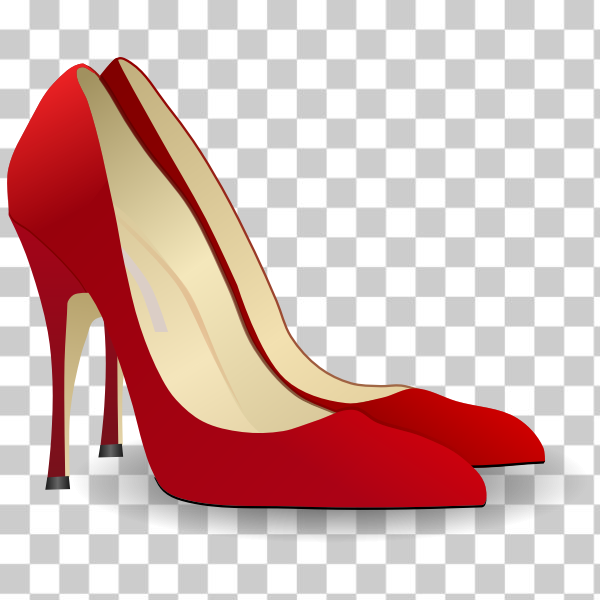 Free: SVG Red shoe vector drawing - nohat.cc