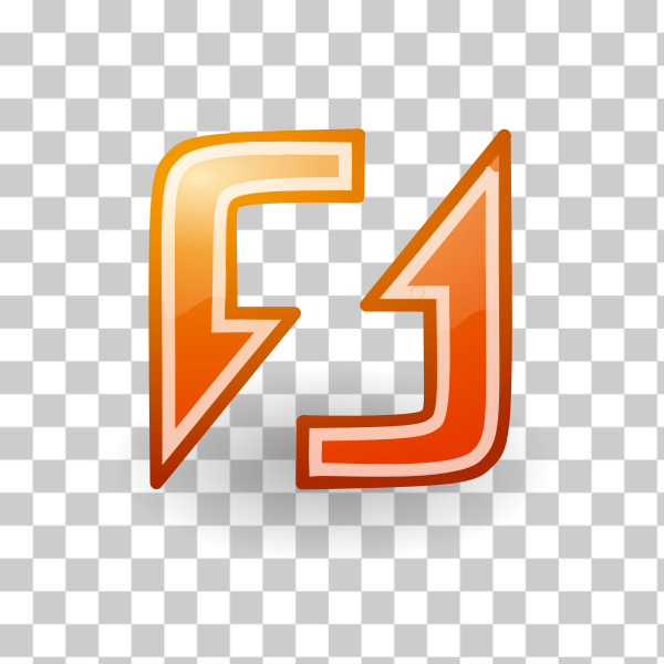 Free: SVG Redo Orange Button Tango Style - nohat.cc