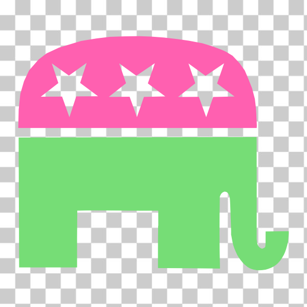 Free: SVG Republican symbol - an elephant - nohat.cc