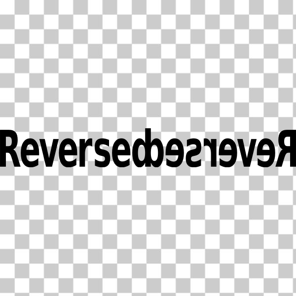Free: SVG Reversed text - nohat.cc