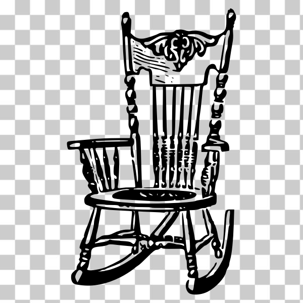 Free: SVG Rocking chair - nohat.cc
